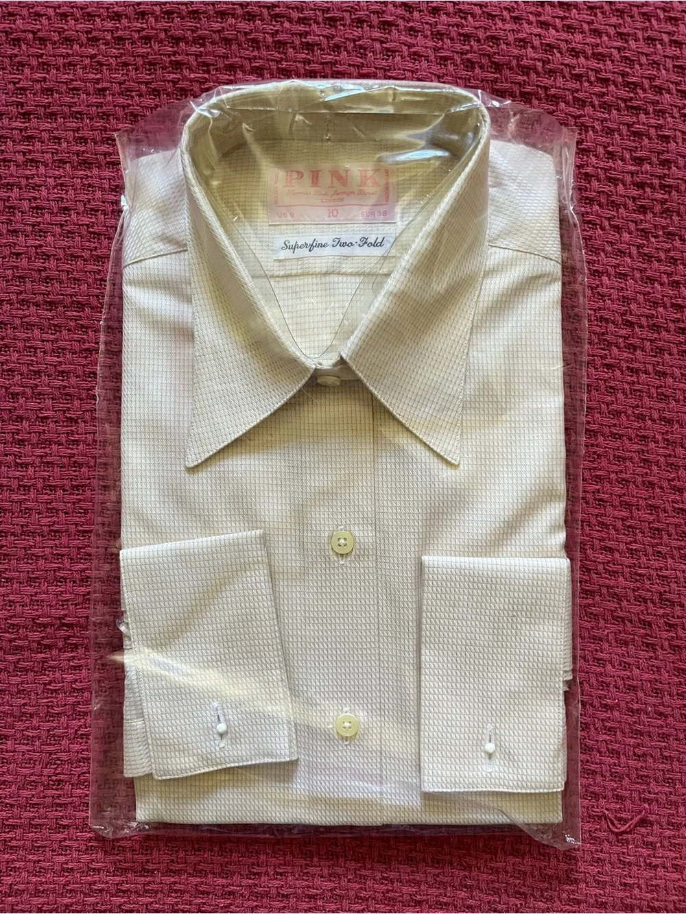 PINK Victoria's Secret | Tops | Thomas Pink London Superfine Two Fold ...